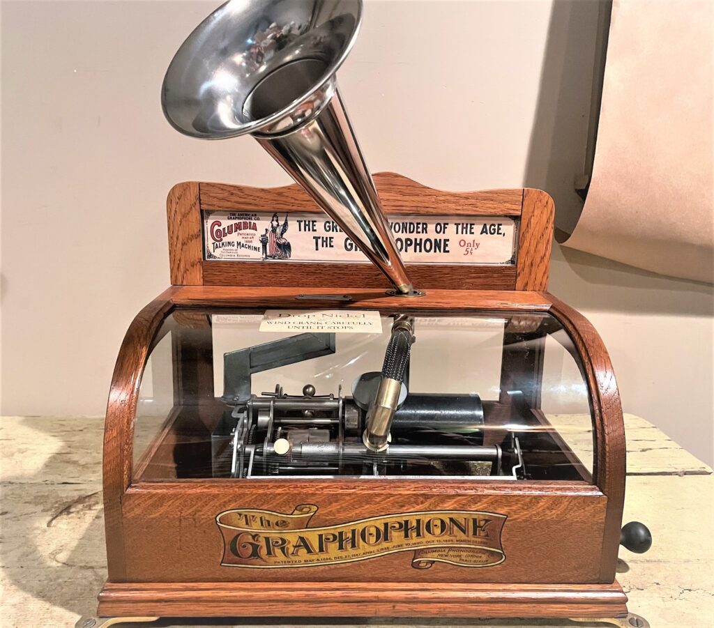 Columbia BS Coin Operated Cylinder Phonograph – 4-4 Time