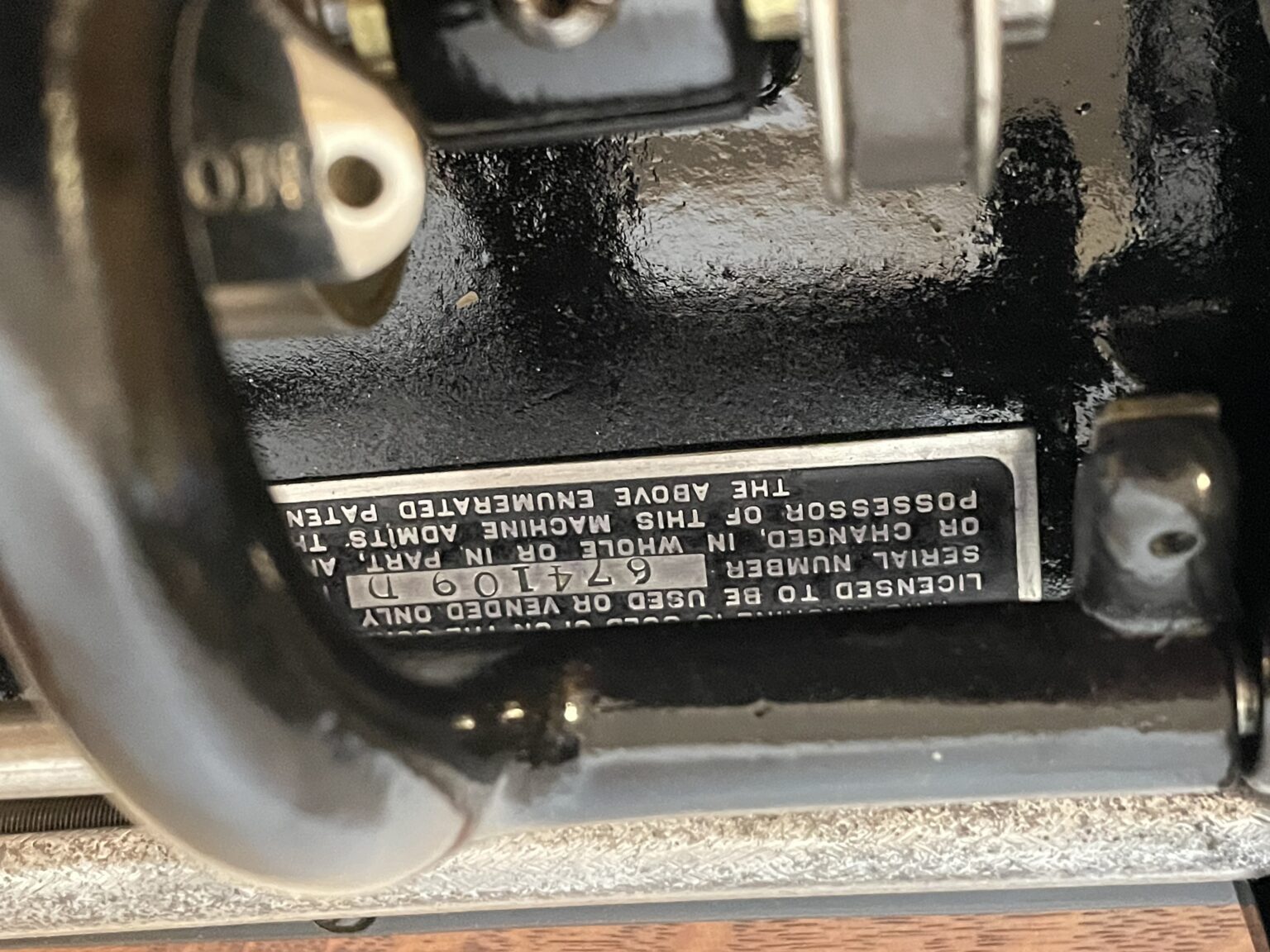 Edison Model “D” Standard Phonograph – 4-4 Time