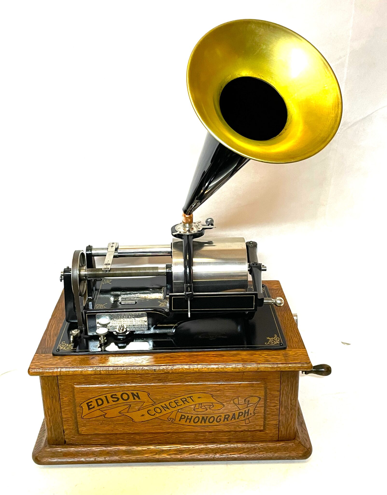 RARE… early model Edison Concert Phonograph – 4-4 Time