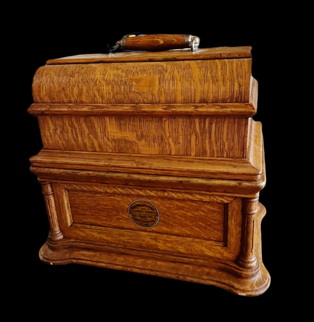 Restored Columbia AO Cylinder Graphophone, Flawless Oak, Triple-Spring ...