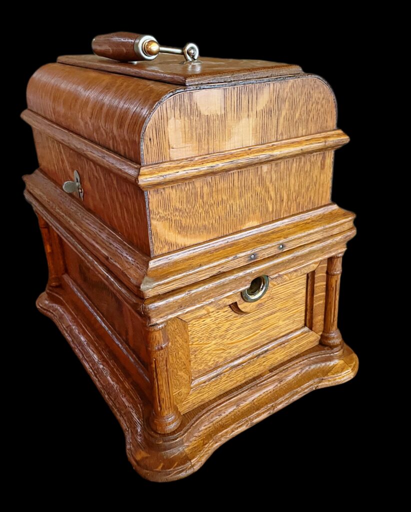 Restored Columbia AO Cylinder Graphophone, Flawless Oak, Triple-Spring ...