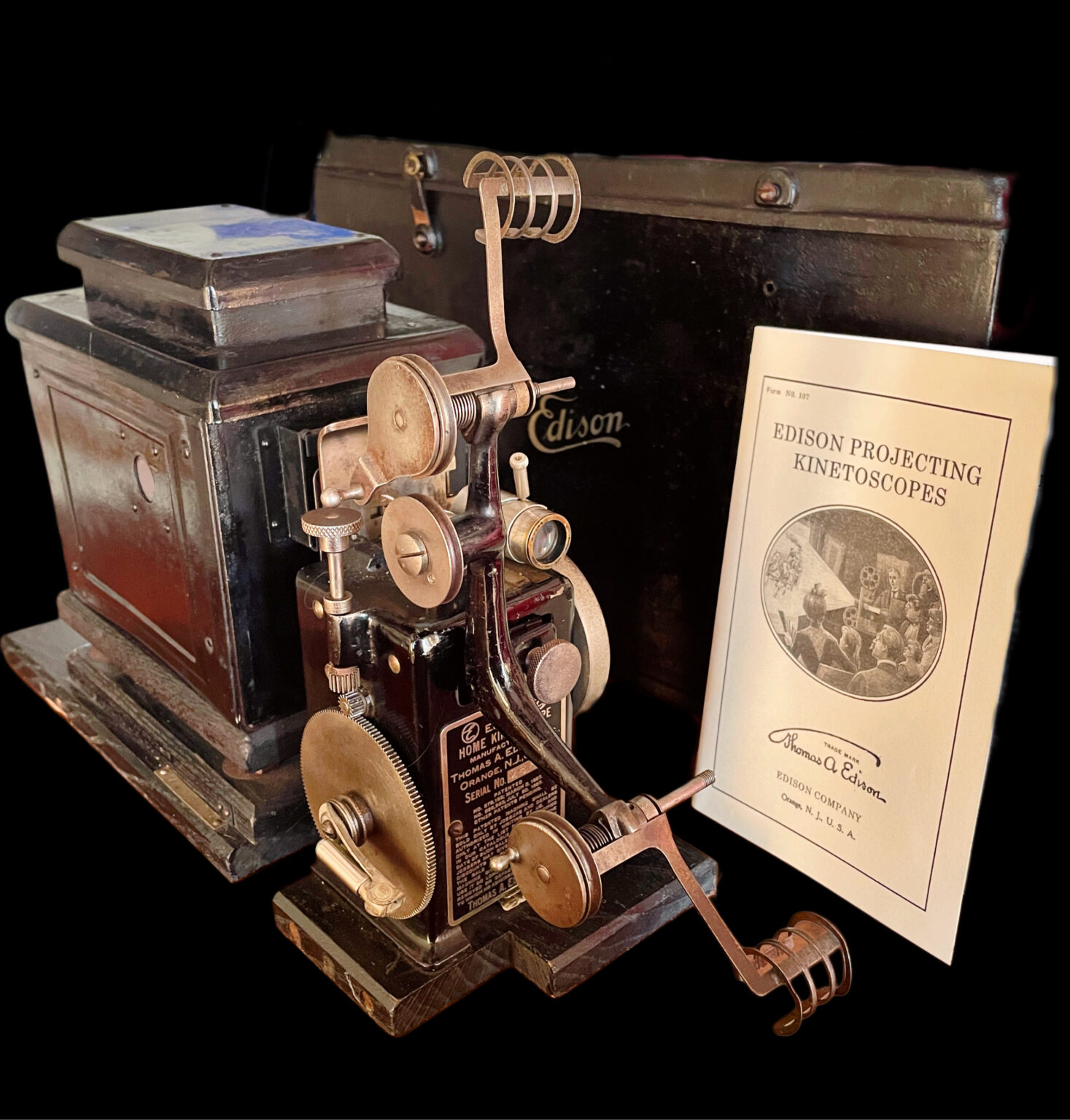 Edison “Home Kinetoscope” Projector… RARE! Early Motion Picture ...