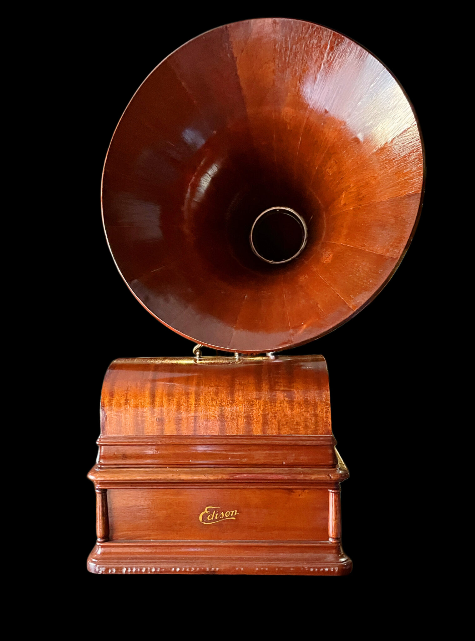 Edison Mahogany Opera Phonograph – 4-4 Time