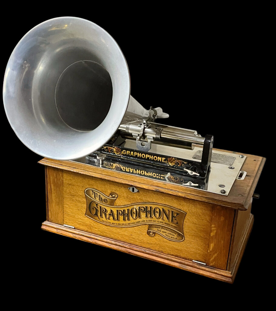 “Commercial” Graphophone: Rare 1904 Columbia “Type C” in Original ...