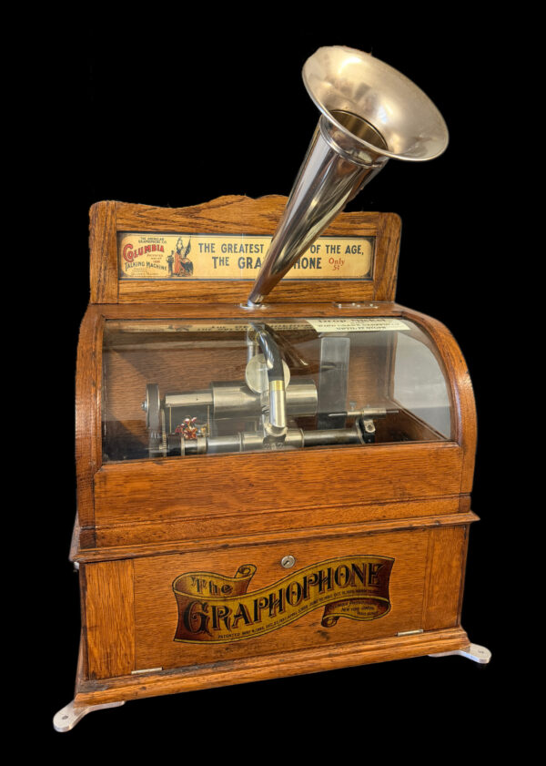 Rare Columbia “S” Series Coin-Operated Phonograph – Early Antique! – 4 ...