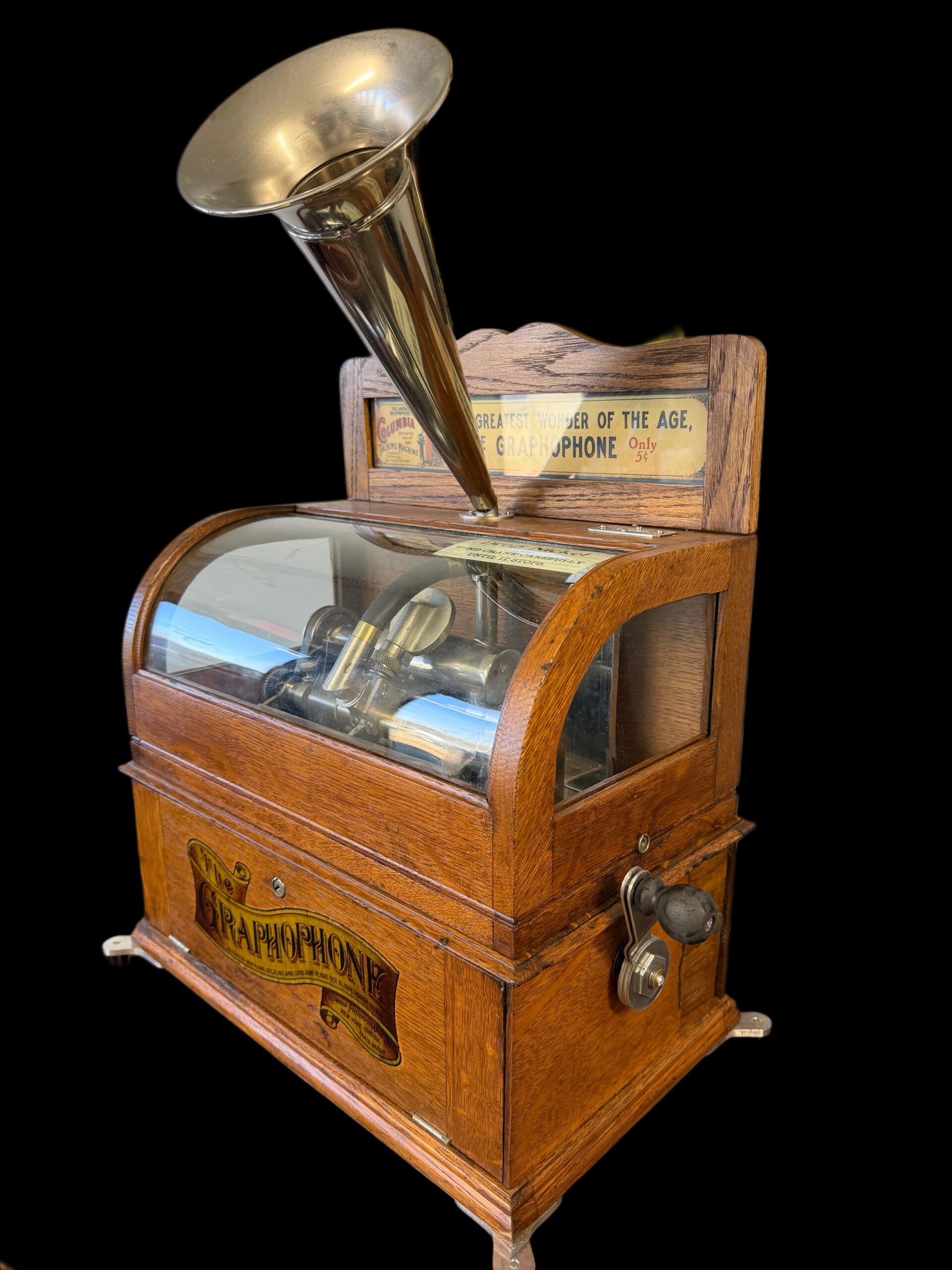 Rare Columbia “S” Series Coin-Operated Phonograph – Early Antique! – 4 ...
